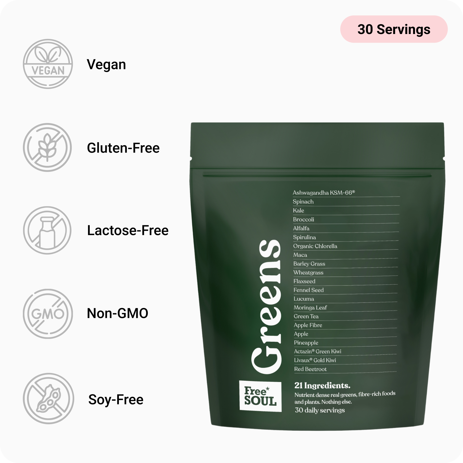 Free Soul Greens | The Best Superfood Powder