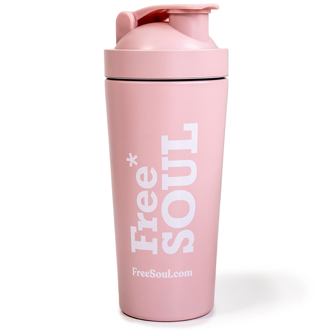 Pink Stainless Steel Shaker (700ml) – Free Soul