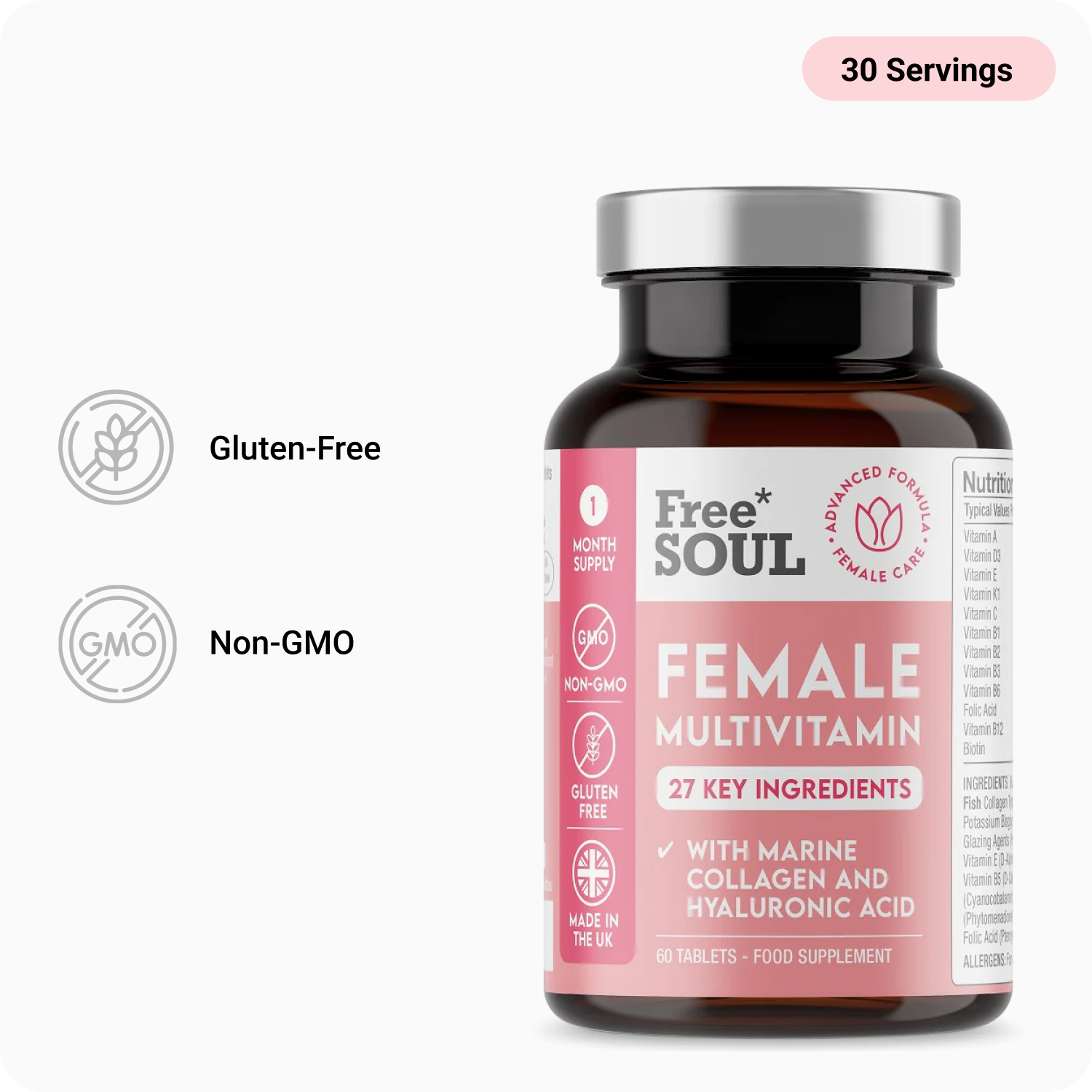 Multivitamins with Collagen – Free Soul