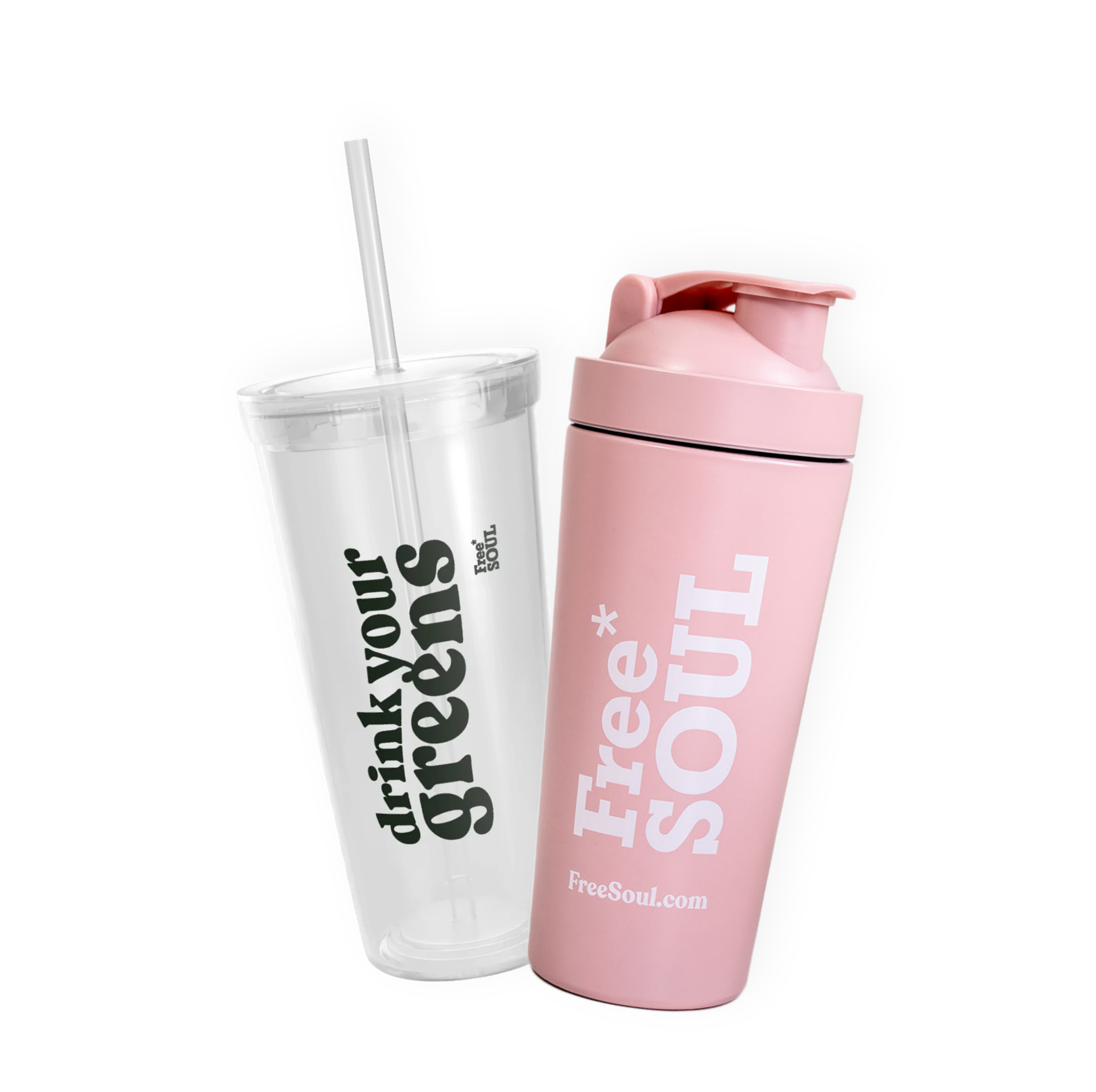 Sip Cup & Stainless Steel Shaker - Free Gift – Free Soul